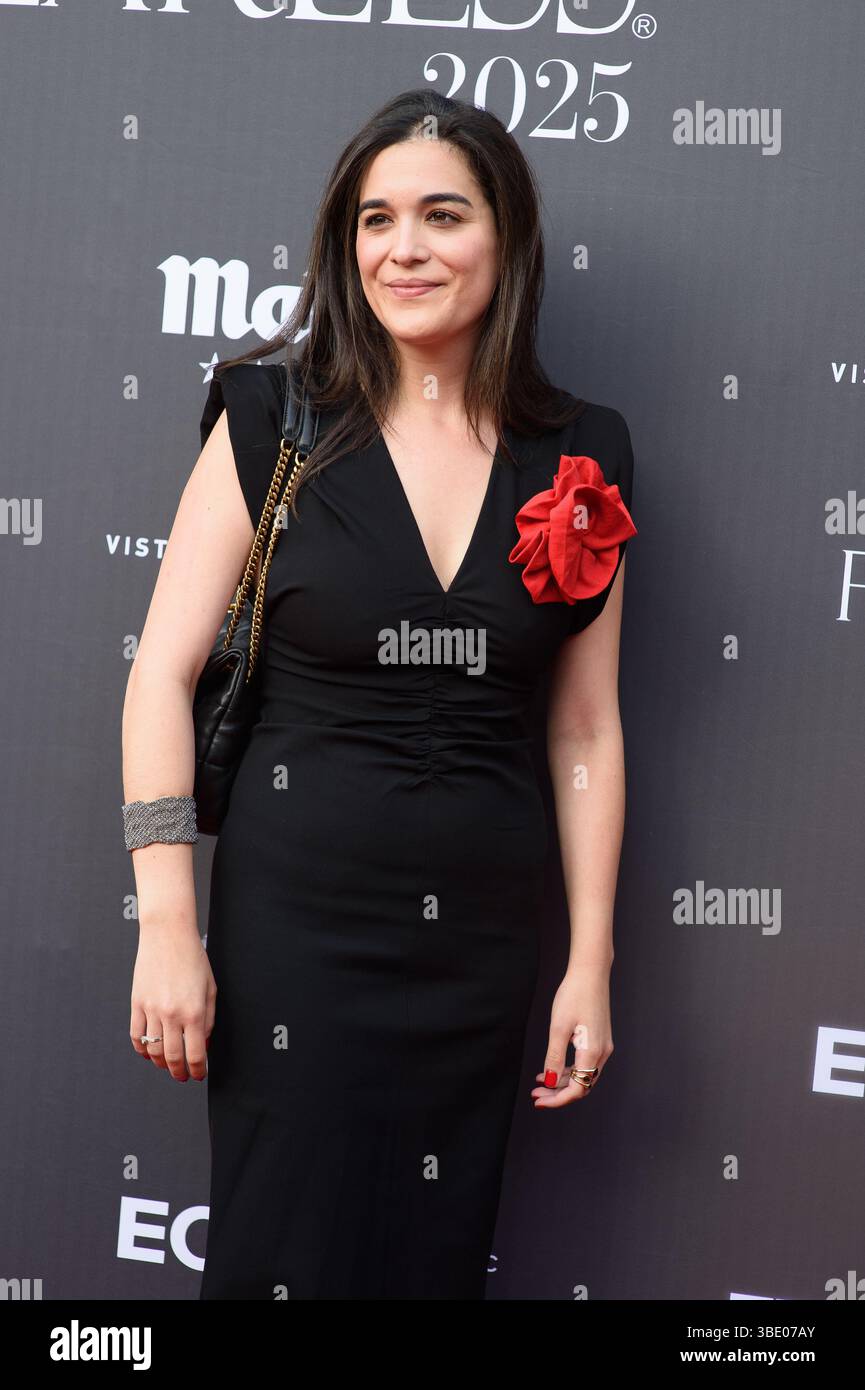 Barbara Mirjan attends the "Mujer Fearless" awards red carpet at Teatro ...