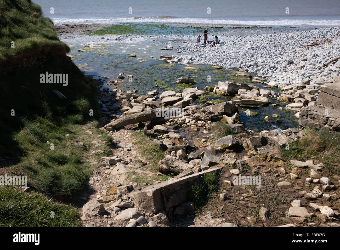 Monknash Beach in Glamorgan South Wales UK Stock Photo - Alamy
