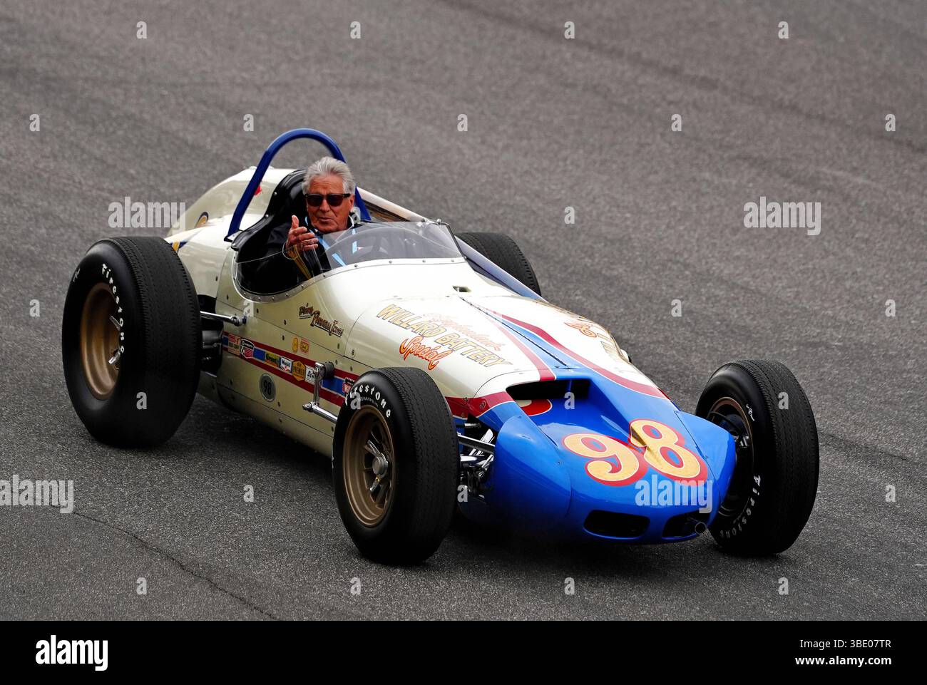 INDIANAPOLIS, IN - MAY 25: Driving legend and 1969 Indy 500 winner ...