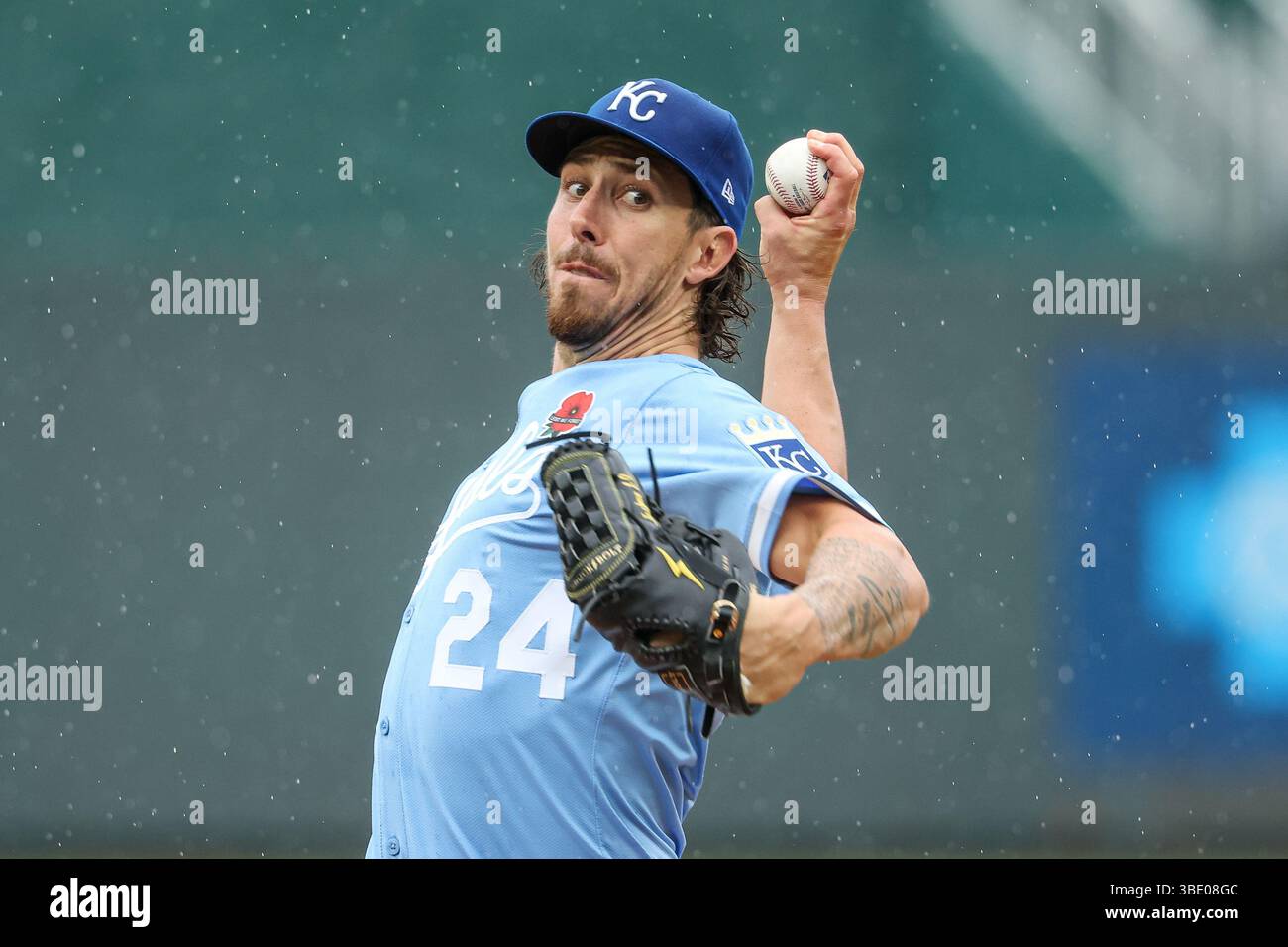 Kansas City, MO, USA. 26th May, 2025. Kansas City Royals starting ...