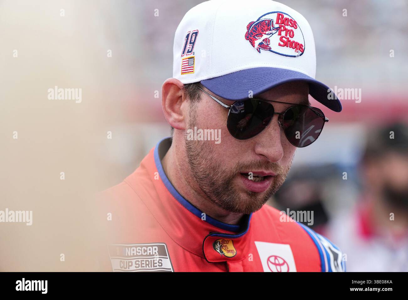Chase Briscoe looks on prior to a NASCAR Cup Series auto race at ...