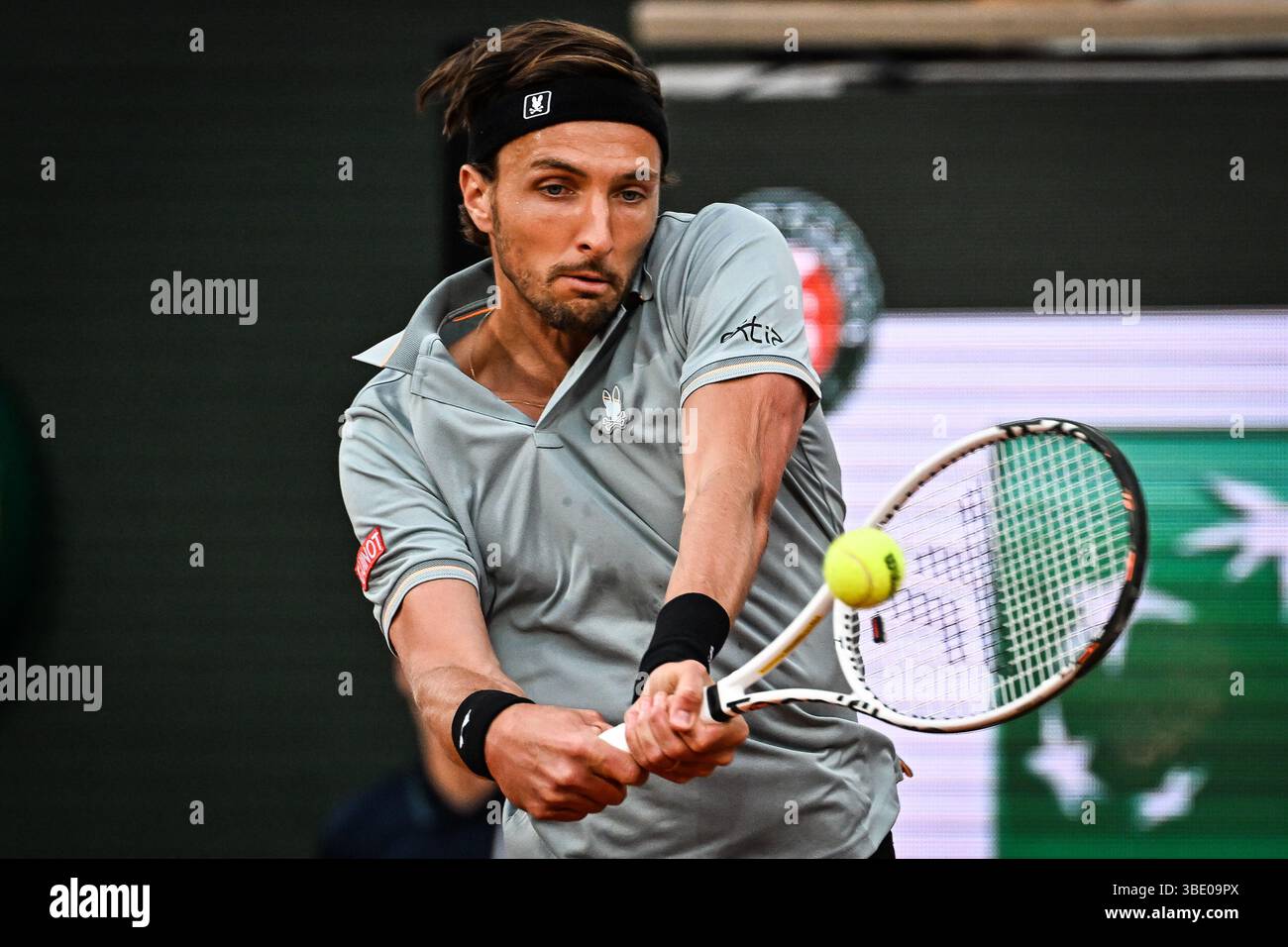 Arthur RINDERKNECH of France during the second day of the Roland-Garros ...