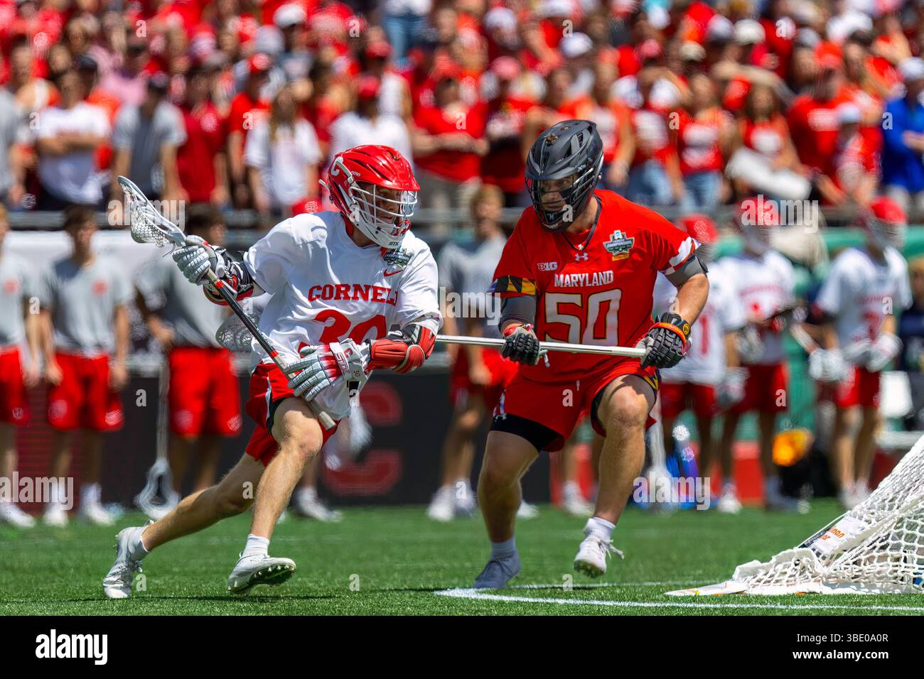 Foxoboro, Massachusetts, USA. 26th May, 2025. CORNELL's RYAN GOLDSTEIN ...