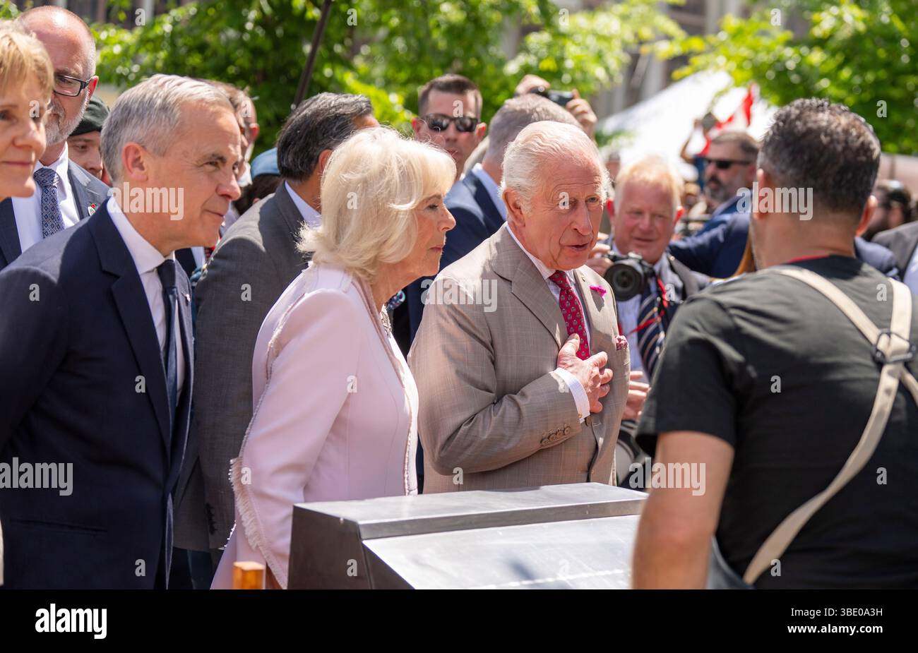 Ottawa, Canada. 26th May, 2025. King Charles, Queen Camilla and Prime ...