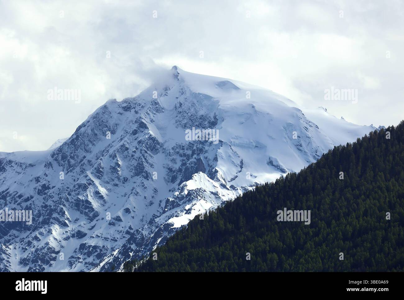 Hier der Blick auf den Ortler, Ortles, König Ortler, höchster Gipfel ...