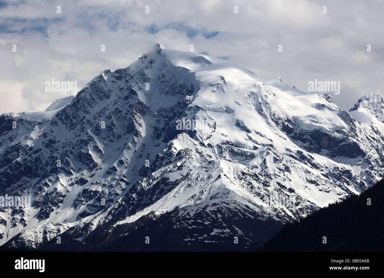 Hier der Blick auf den Ortler, Ortles, König Ortler, höchster Gipfel ...