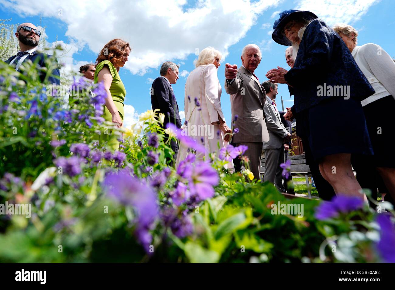Ottawa, Can. 26th May, 2025. King Charles is shown the Civc Gardens, an ...