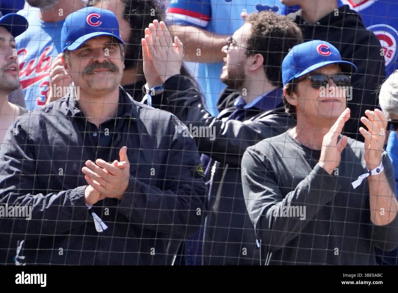 United States actors David Harbour, left, and Jason Bateman, right ...