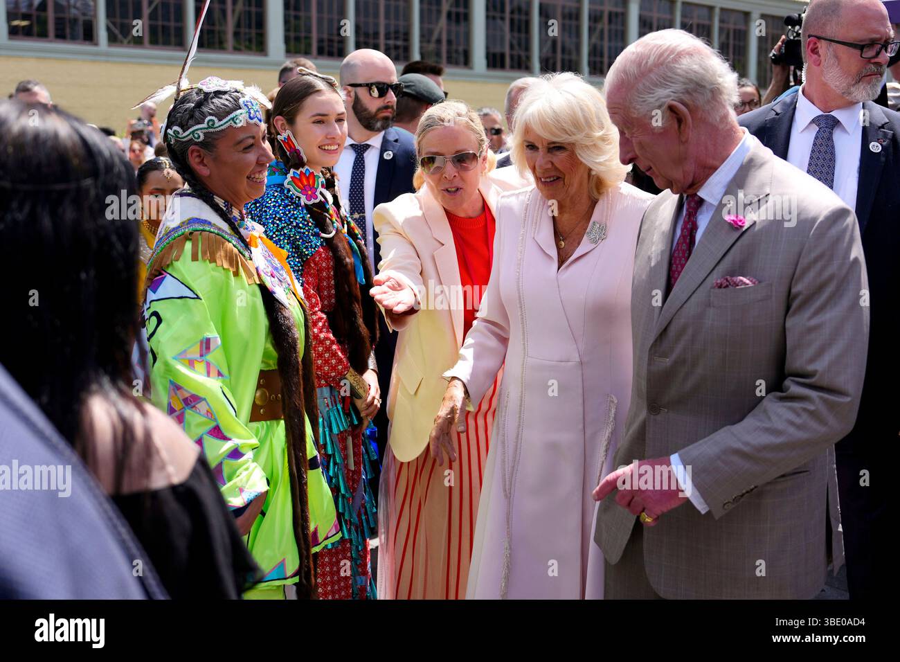 Ottawa, Can. 26th May, 2025. King Charles and Queen Camilla meet ...