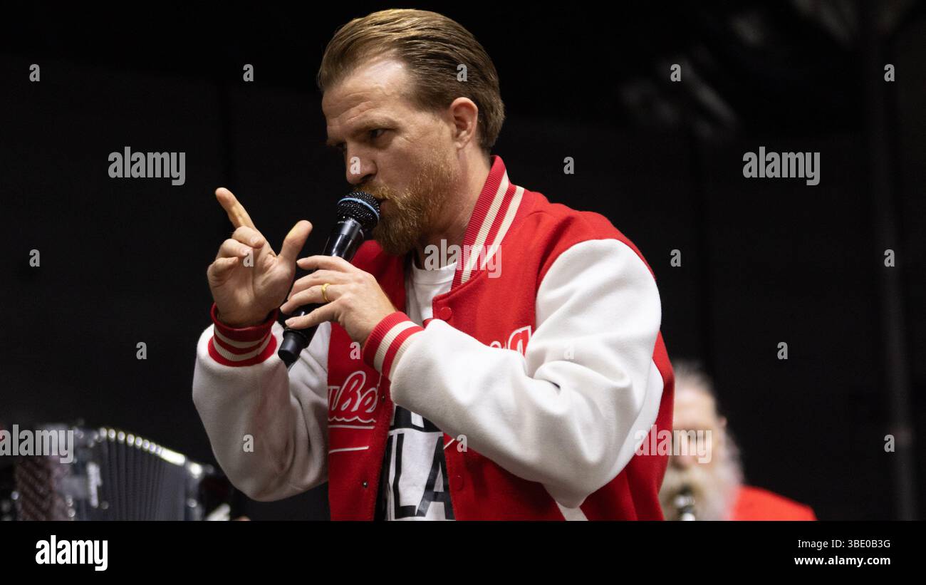 Kloten, Switzerland, May 26, 2025 Stubete Gäng in action during Medal ...