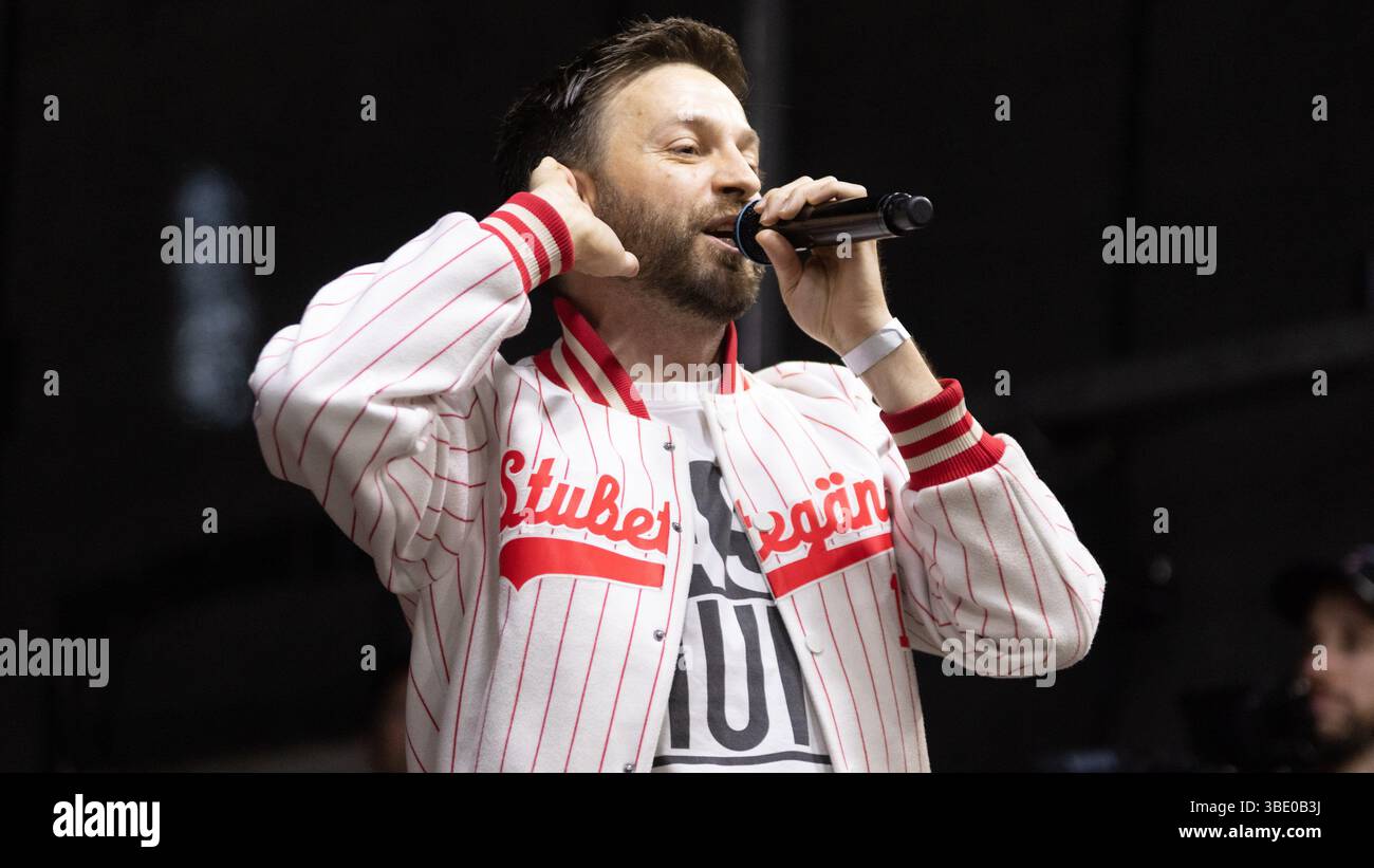 Kloten, Switzerland, May 26, 2025 Stubete Gäng in action during Medal ...