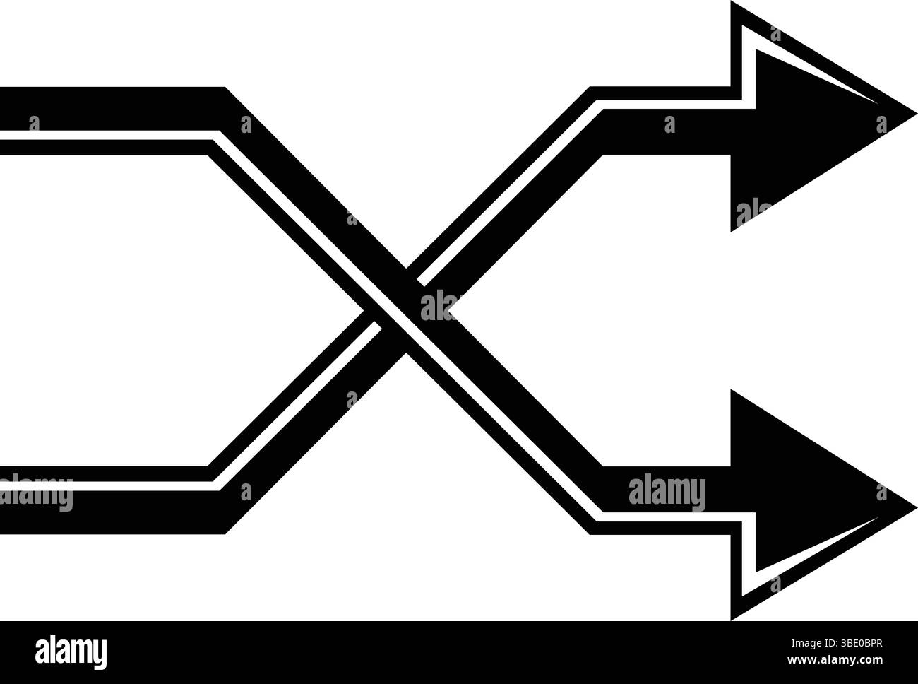 vector illustration black and white random symbol Stock Vector Image ...