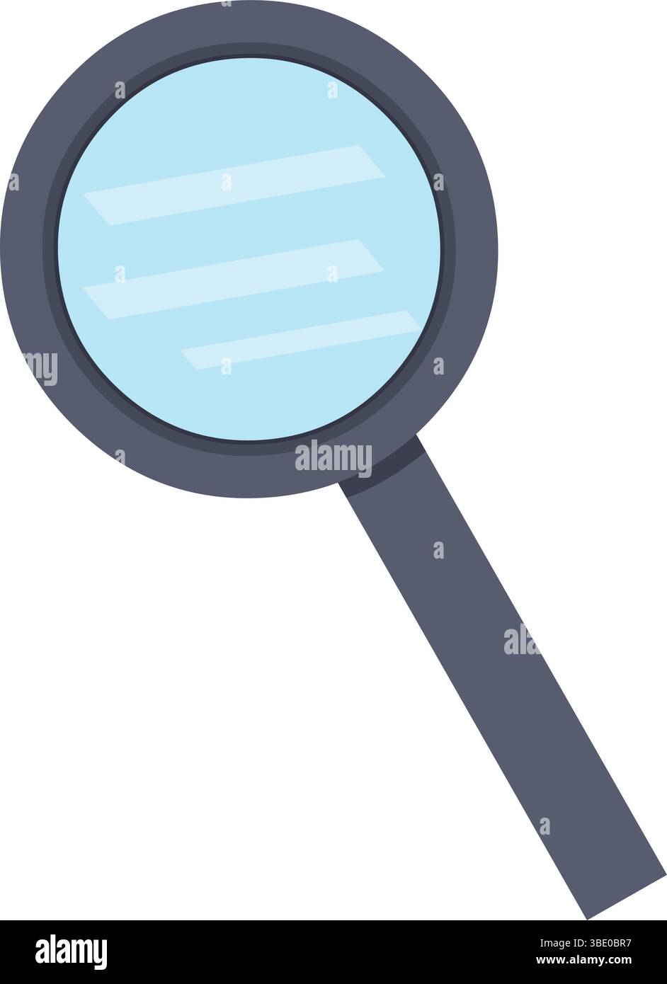 vector illustration magnifying glass cartoon Stock Vector Image & Art ...