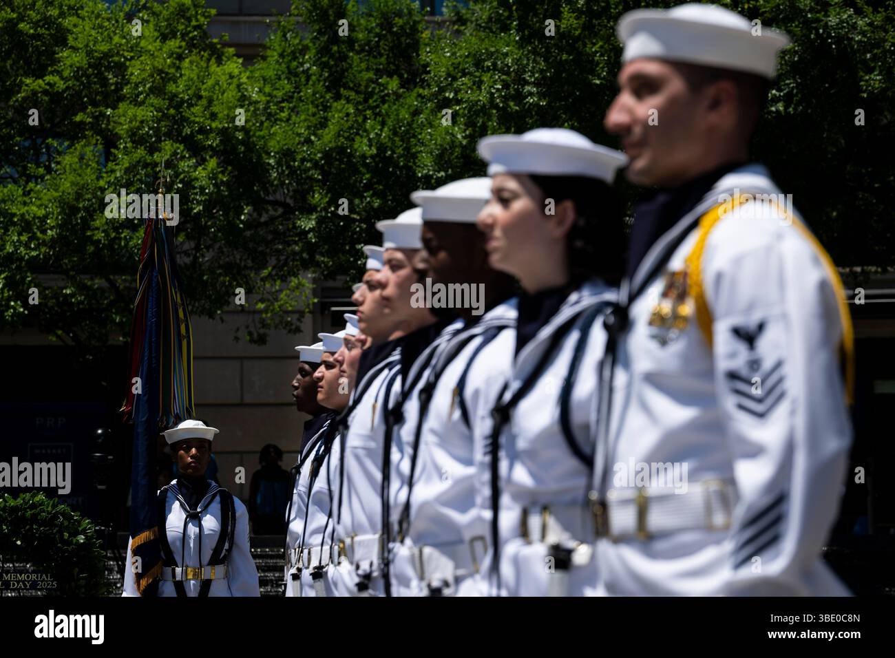 Washington, USA. 26th May, 2025. Members of a U.S. Navy Ceremonial ...