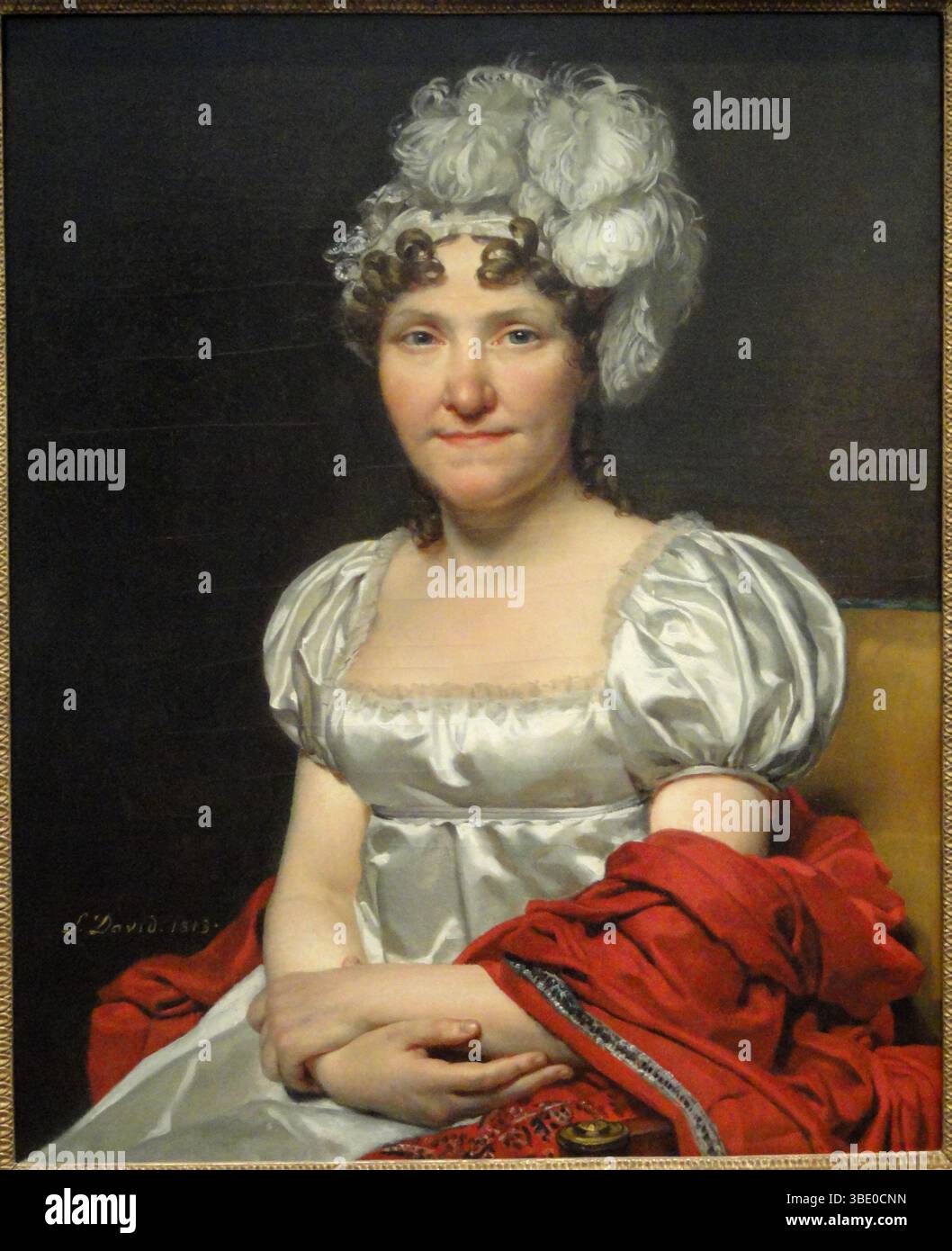 Portrait of Charlotte David (Madame David) 1813. Painted by Jacques ...