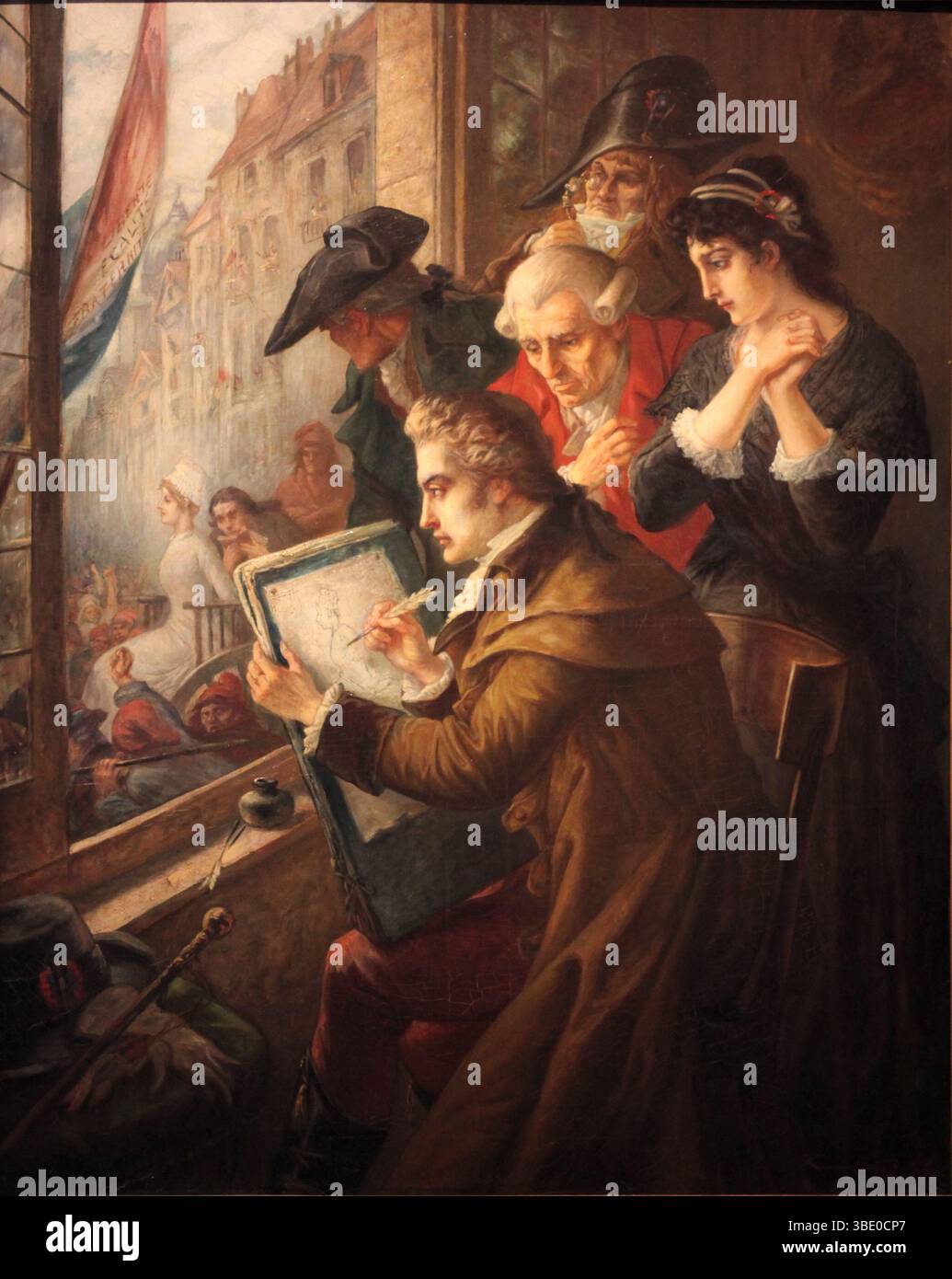 Seventy-five years after his death, David is painted by the painter ...