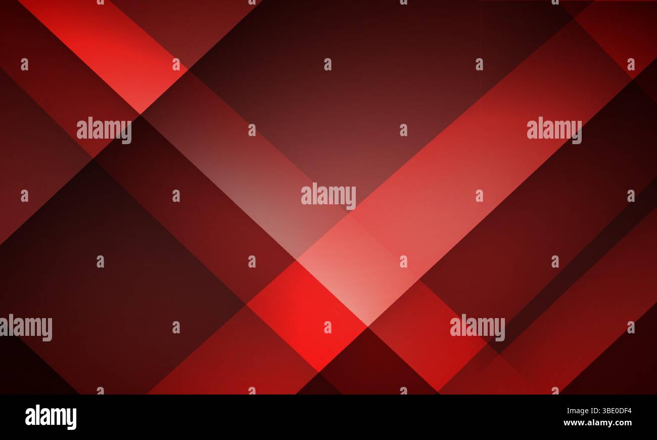 Red geometric abstract background with diagonal shapes. Bright crimson ...