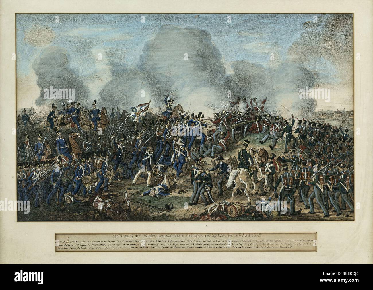 "Storming of the Düppeler Schanzen by the Bavarians and Saxons, April ...
