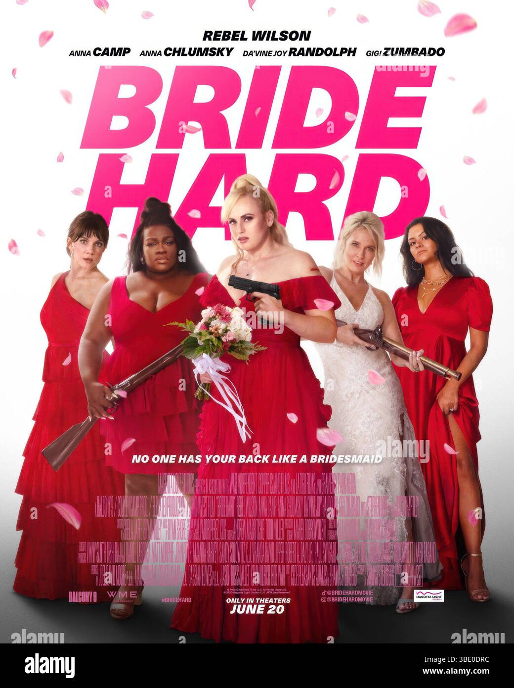 BRIDE HARD, poster, from left: Anna Chlumsky, Da'Vine Joy Randolph, Rebel Wilson, Anna Camp ...