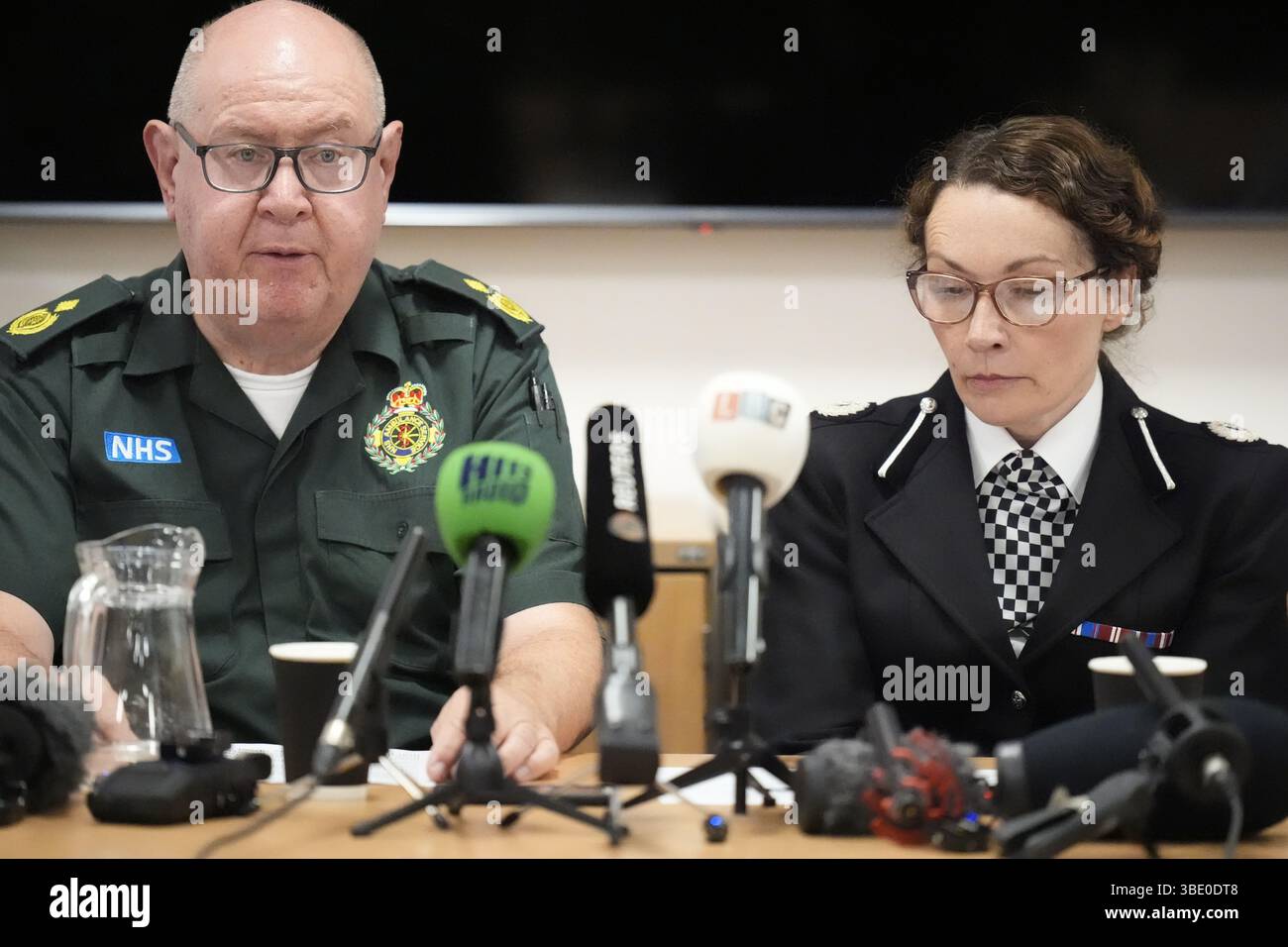 North West Ambulance Service's Dave Kitchin and Merseyside Police's ...