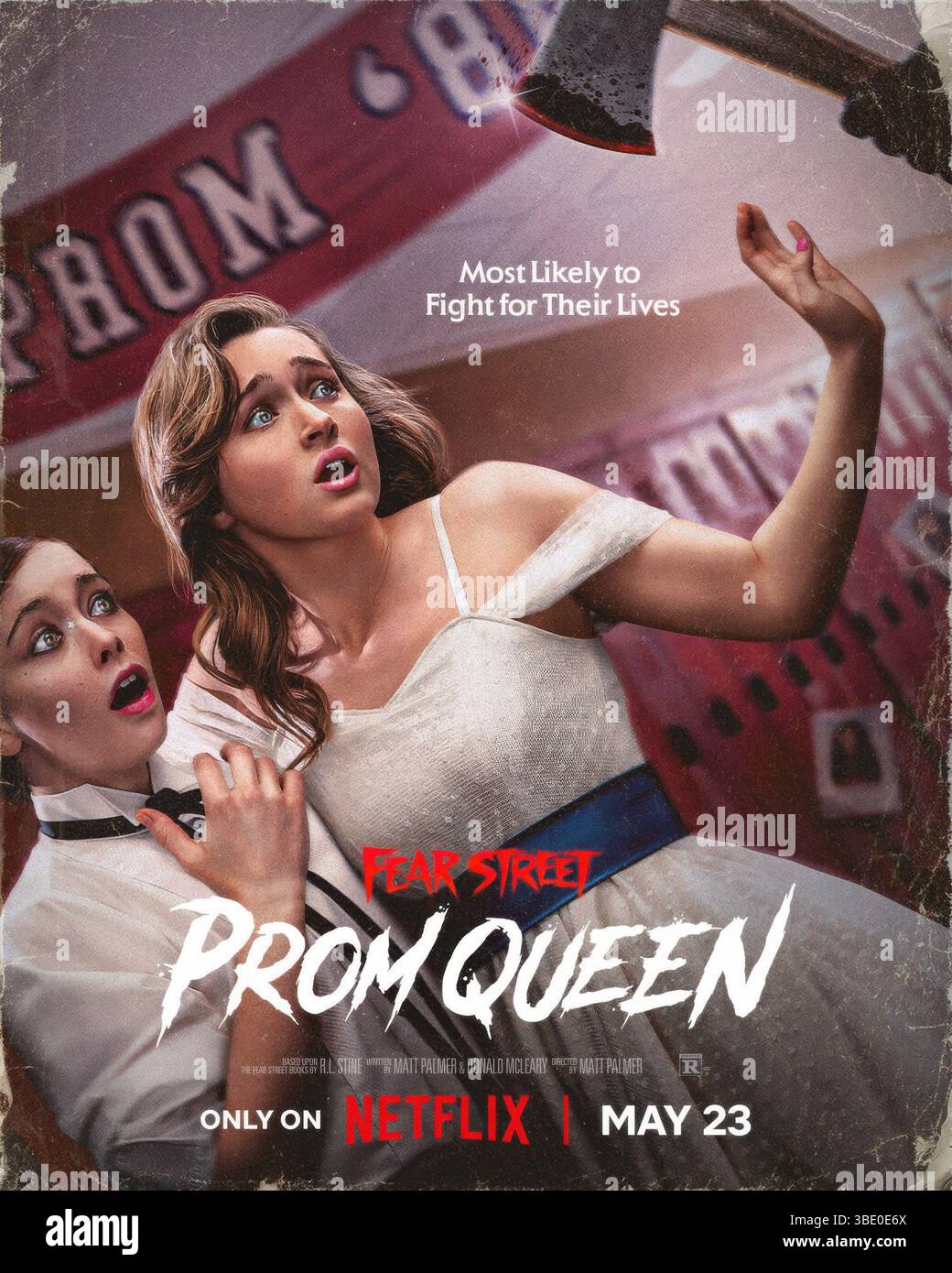 FEAR STREET: PROM QUEEN, US poster, from left: Suzanna Son, India Fowler, 2025. © Netflix ...
