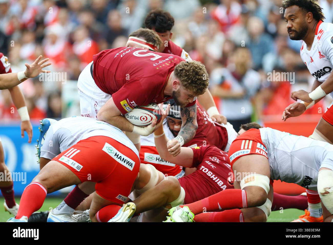 Tokyo, Japan. 24th May, 2025. Warner Dearns (Brave Lupus) Rugby : 2024 ...