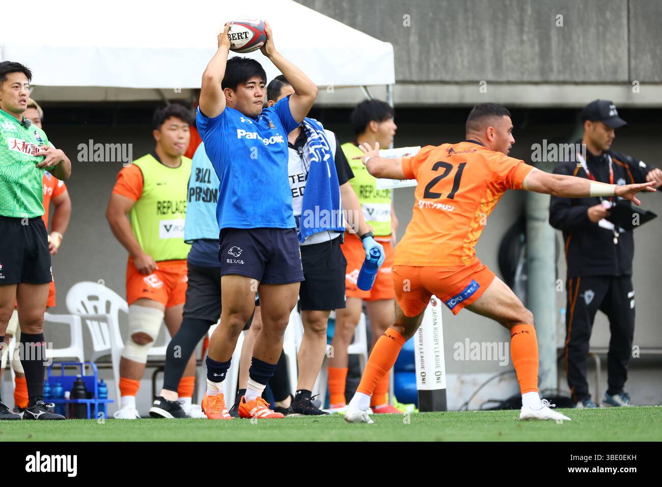 Tokyo, Japan. 25th May, 2025. Kenji Sato (Wild Knights) Rugby : 2024-25 ...