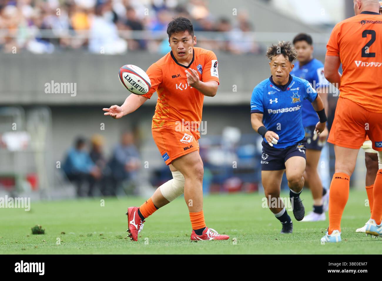 Tokyo, Japan. 25th May, 2025. Keijiro Tamefusa (Spears) Rugby : 2024-25 ...