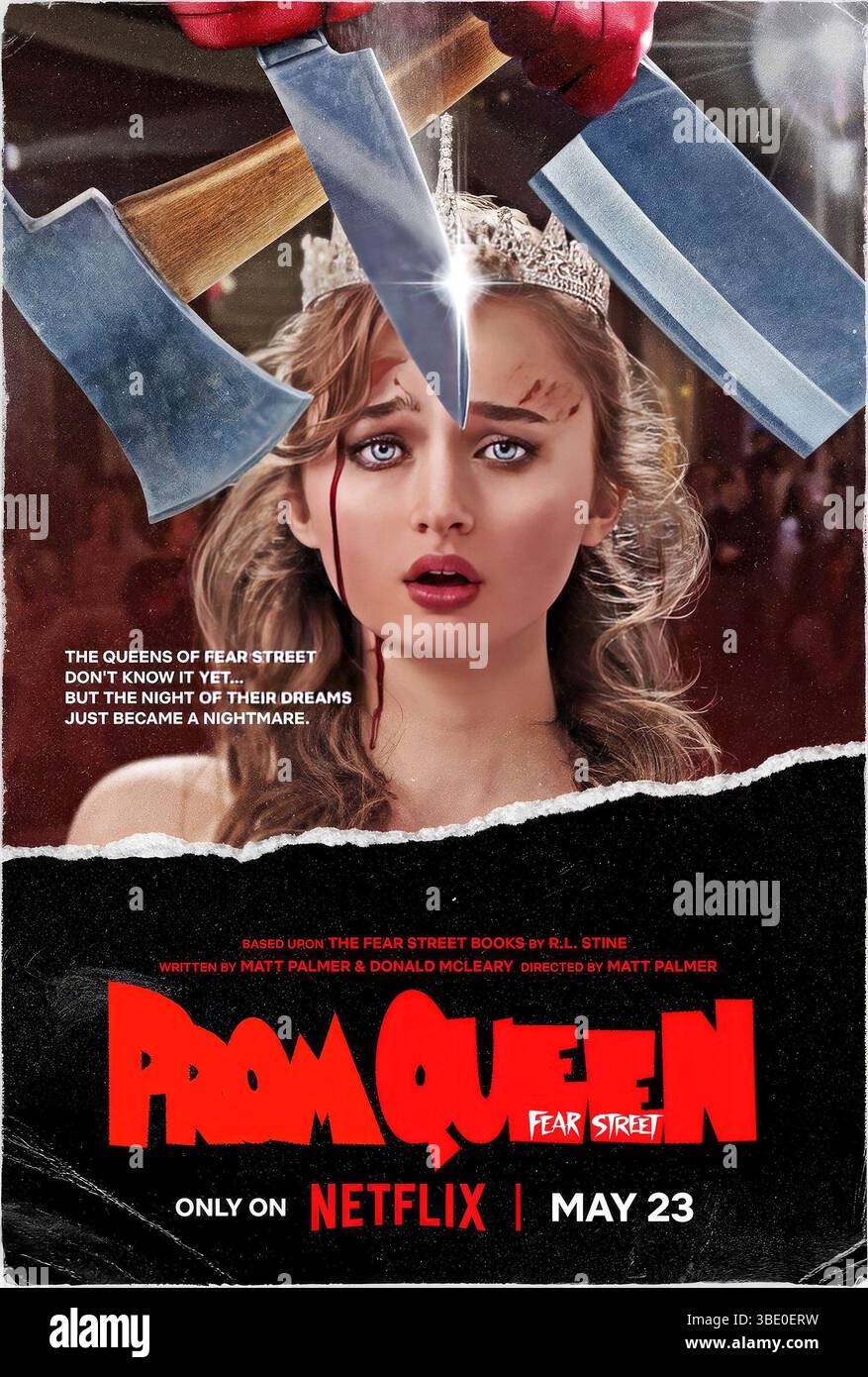 FEAR STREET: PROM QUEEN, US poster homage to A NIGHTMARE ON ELM STREET ...