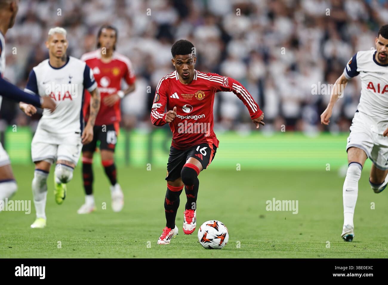 Bilbao, Spain. 21st May, 2025. Amad Diallo (ManU) Football/Soccer ...