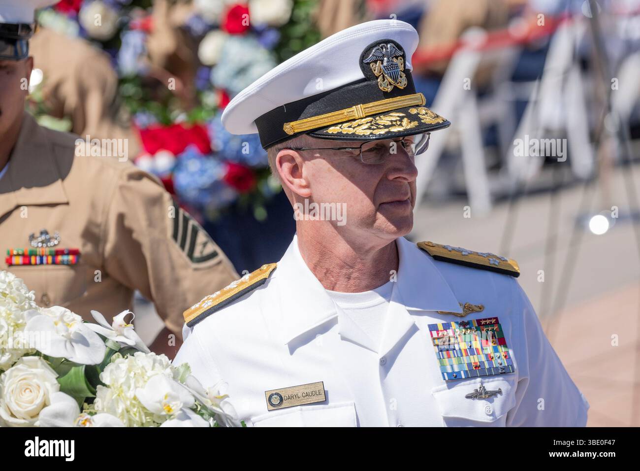 New York, NY, May 26, 2025: Admiral Daryl Caudle, Commander, US Fleet ...