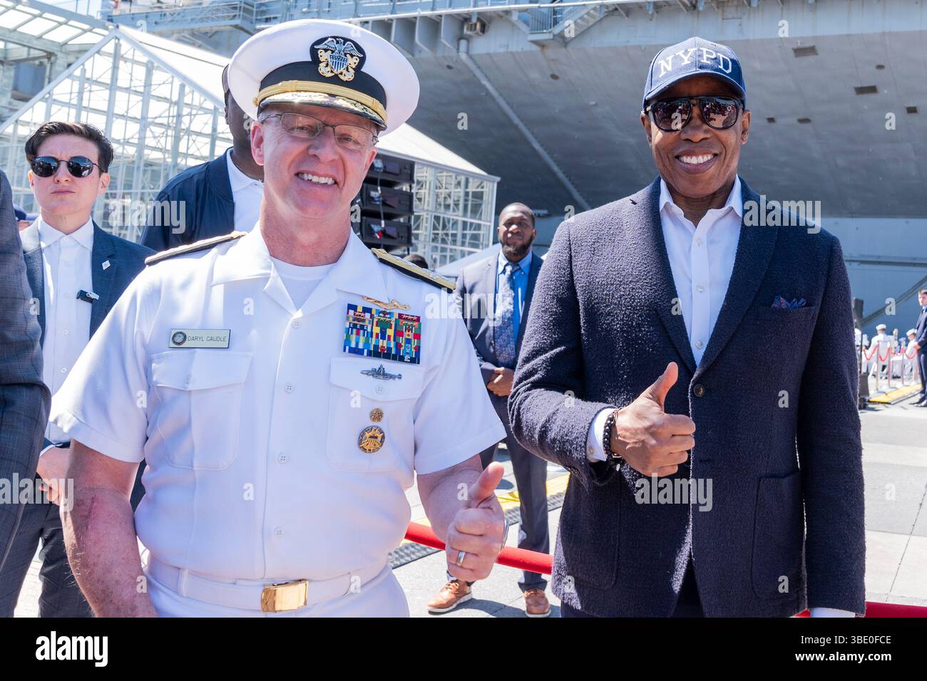 New York, NY, May 26, 2025: Admiral Daryl Caudle, Commander, US Fleet ...