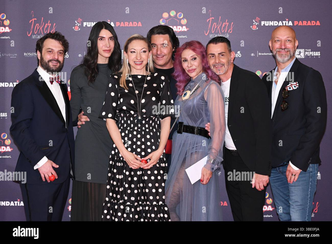 Milan, Italy JOKERS, ART CAN SAVE A LIFE by director Michela Scolari to support the projects of ...