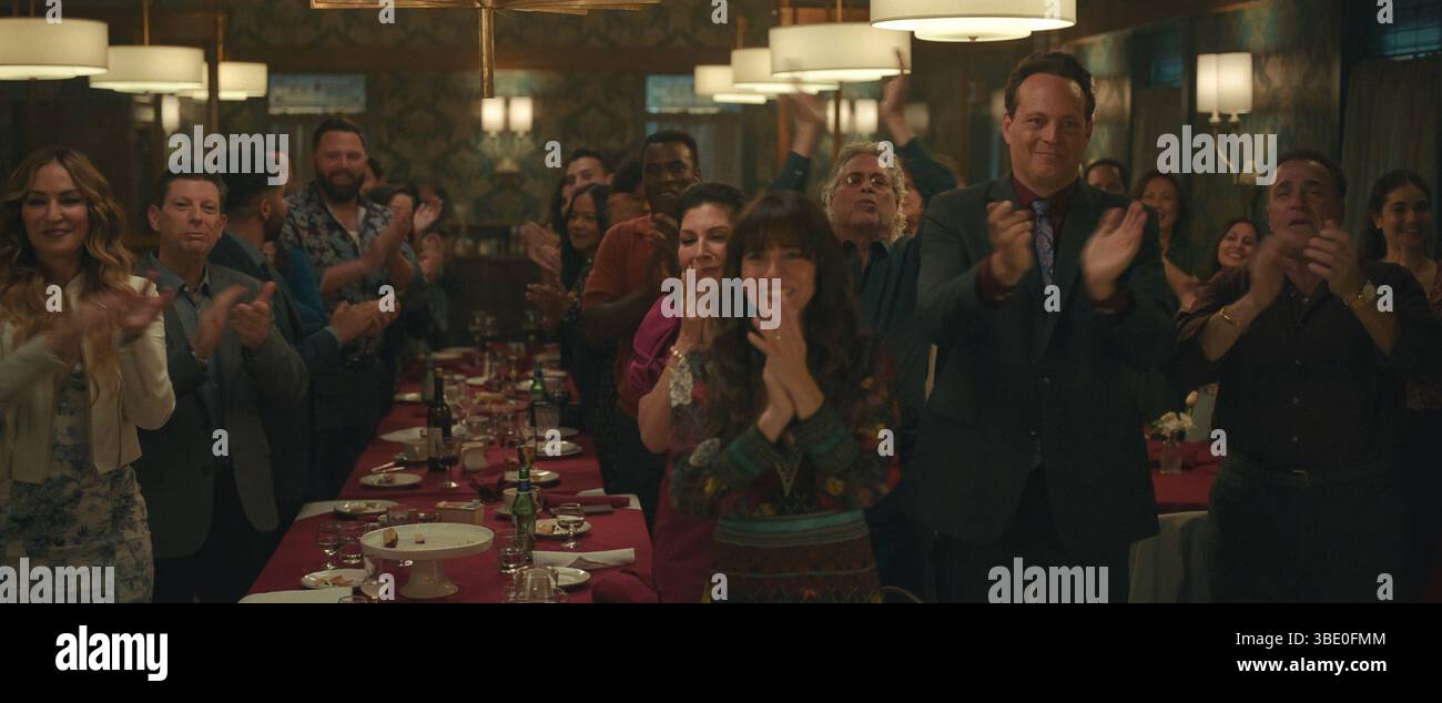 NONNAS, front from left: Drea de Matteo, Linda Cardellini, Joe Scaravella, Vince Vaughn, Michael ...