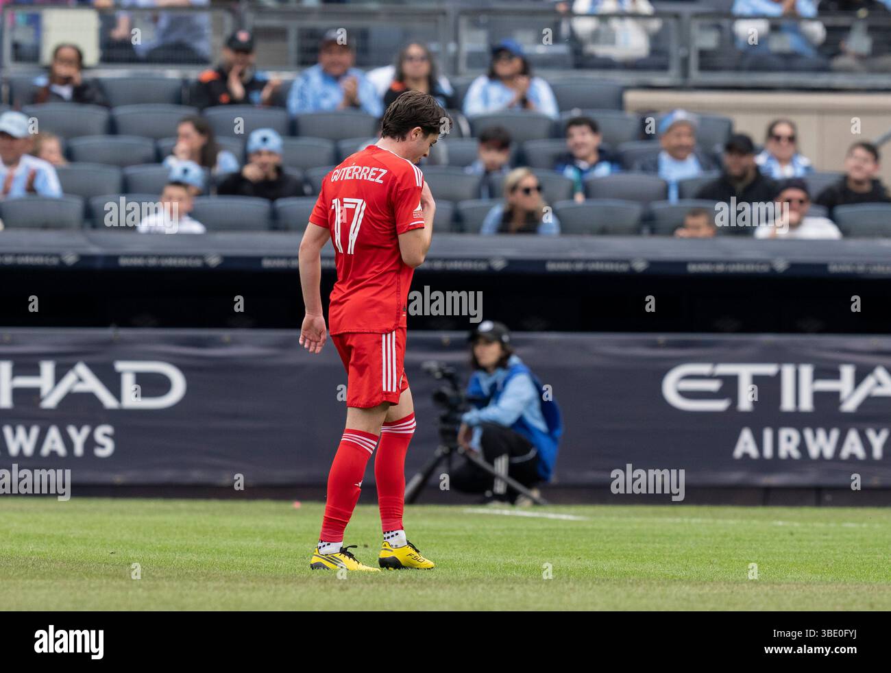 New York, United States. 25th May, 2025. Brian Gutierrez (17) of ...
