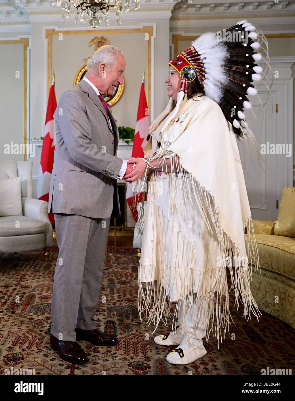 King Charles III holds an audience with Assembly of First Nations ...