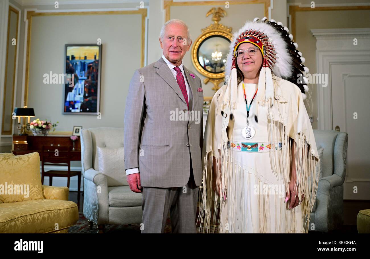 King Charles III holds an audience with Assembly of First Nations ...