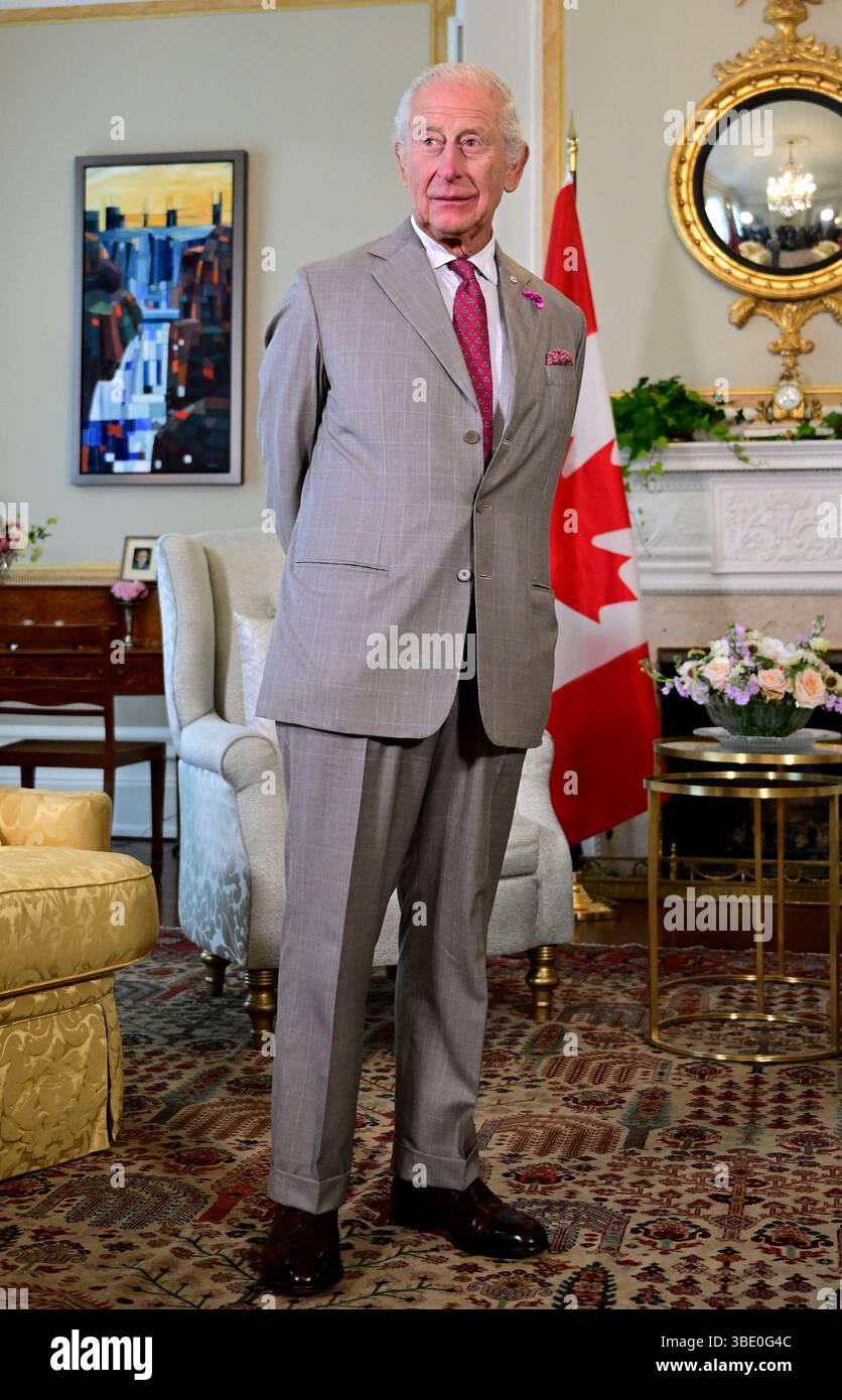 King Charles III before holding an audience with Assembly of First ...
