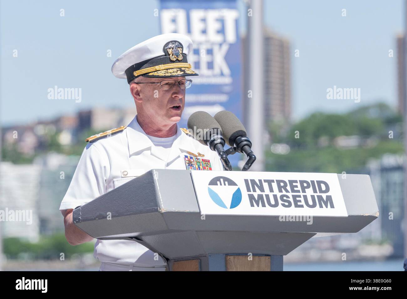New York, USA. 26th May, 2025. Admiral Daryl Caudle, Commander, US ...