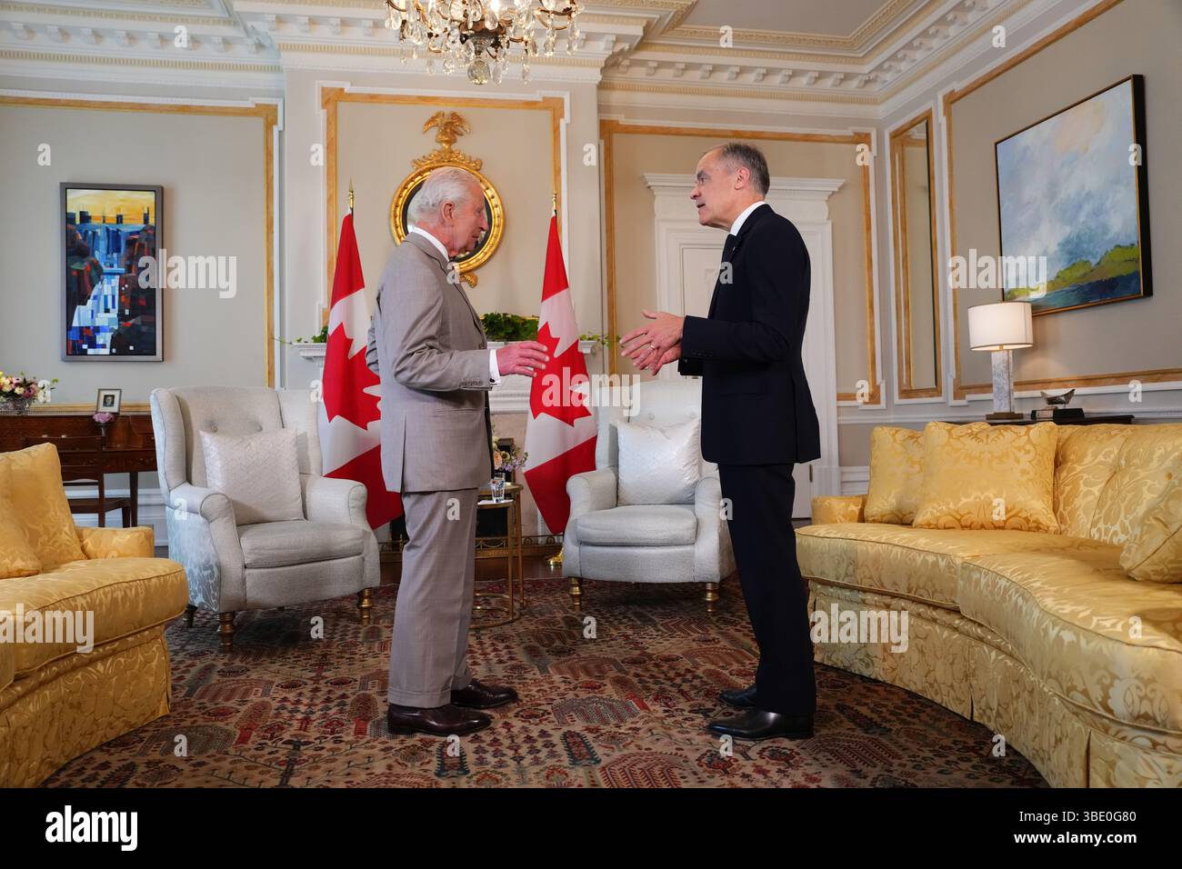 Ottawa, Canada. 26th May, 2025. Prime Minister Mark Carney has an ...