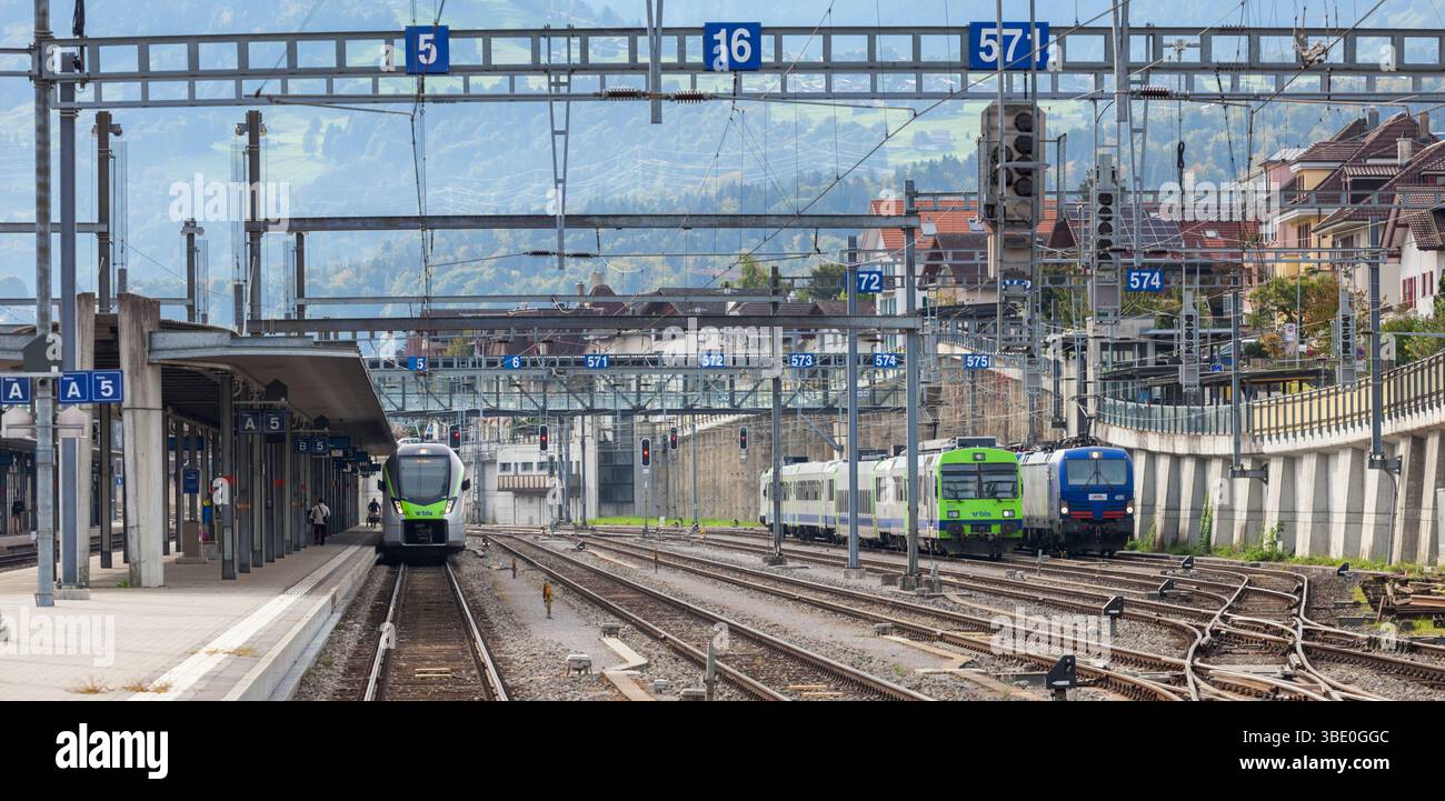 Bern lotschberg simplon railway hi-res stock photography and images - Alamy