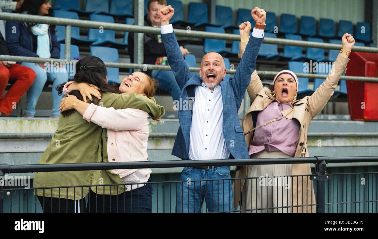 FOOTBALL PARENTS, (aka VOETBALOUDERS), from left: Arnoud Bos (2nd from ...