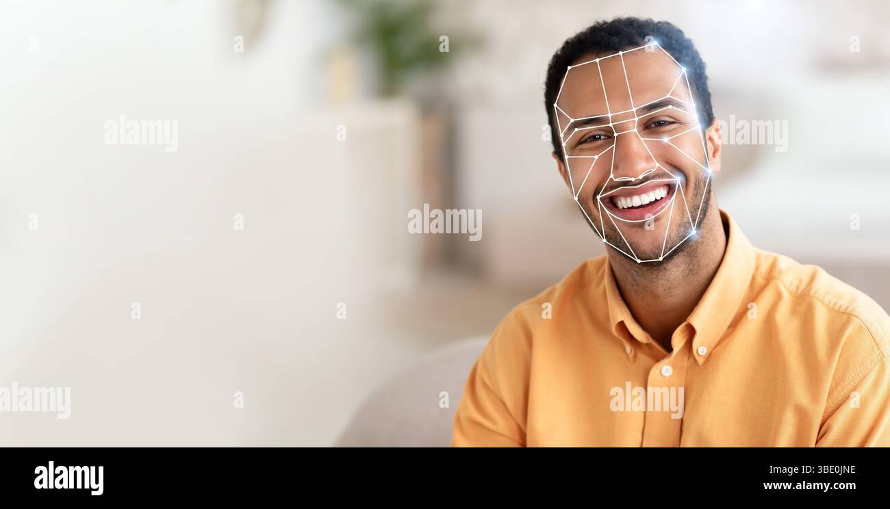 Modern facial recognition technology enhances identification in daily ...