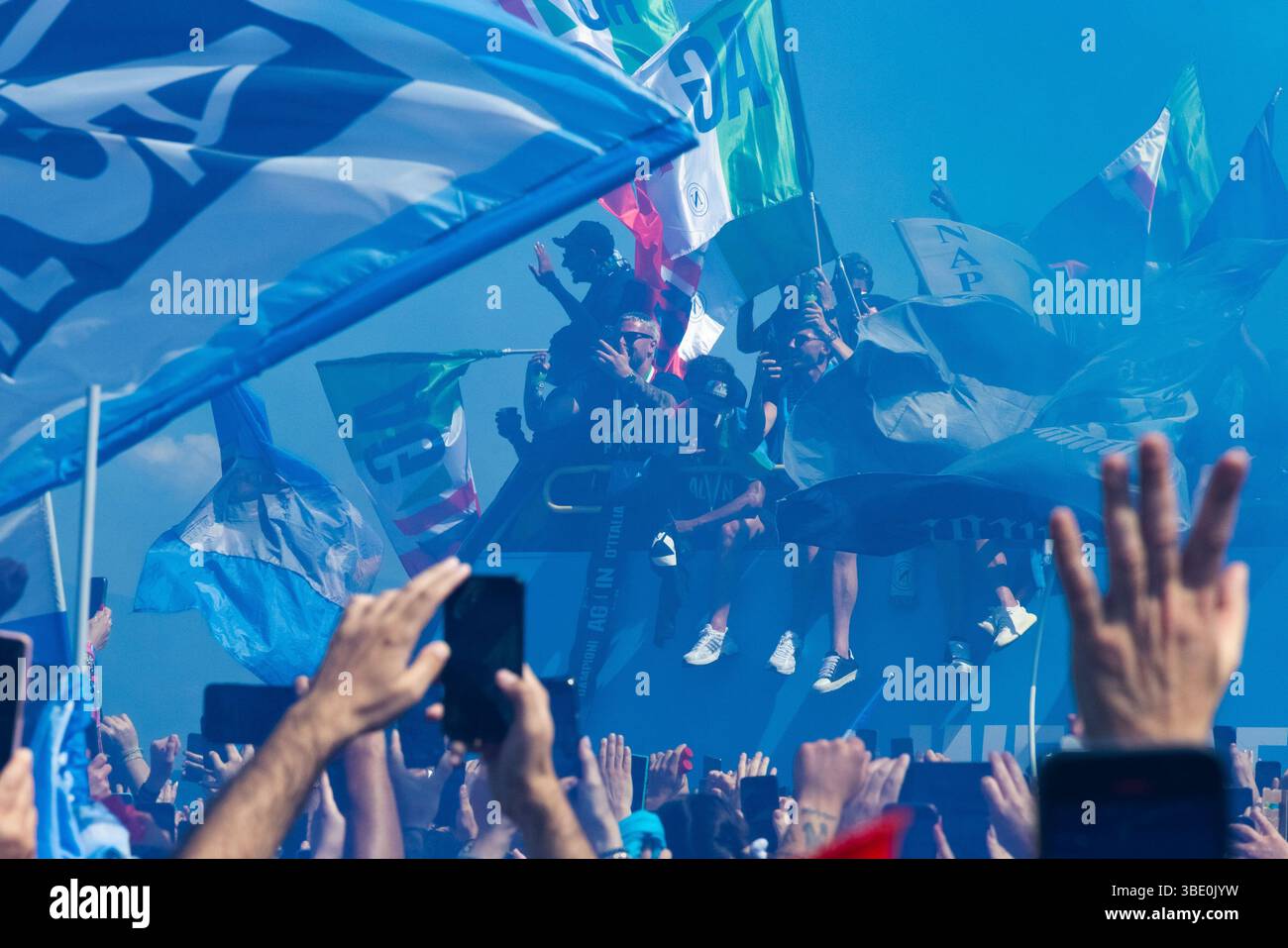 Naples, Italy. 26th May, 2025. SSC Napoli, Serie A Champions of Italy ...