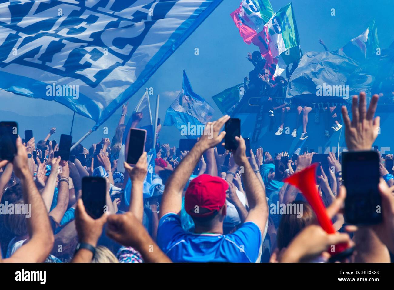Naples, Italy. 26th May, 2025. SSC Napoli, Serie A Champions of Italy ...