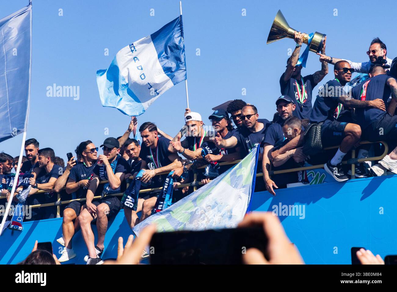 Naples, Italy. 26th May, 2025. SSC Napoli, Serie A Champions of Italy ...
