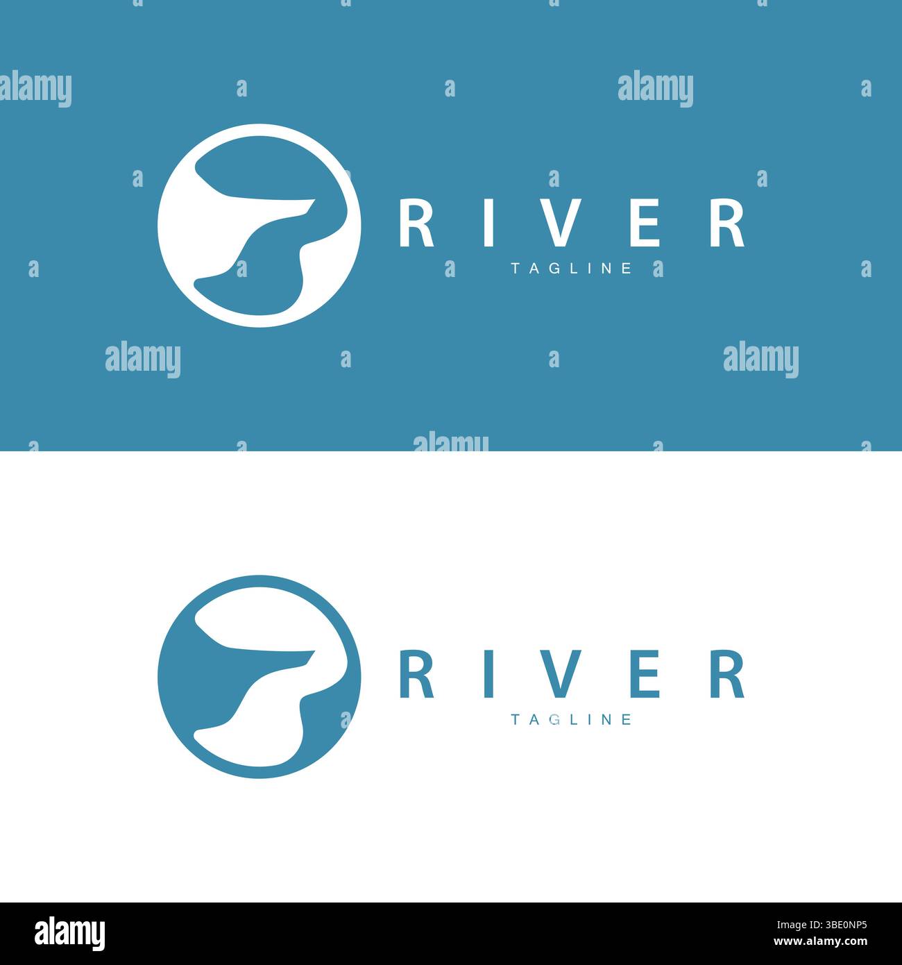 River Logo Vector River Bank Mountain Design Agriculture Symbol ...