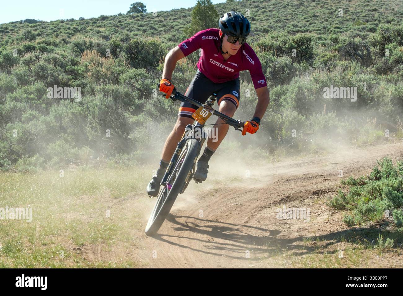 May 25, 2025. Nico Cicora powers his way toward Skull Pass during the ...