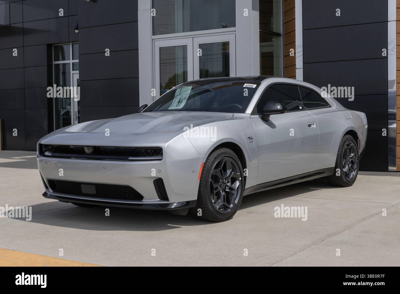 Lafayette - May 24, 2025: Dodge Charger Daytona RT Blacktop EV display ...