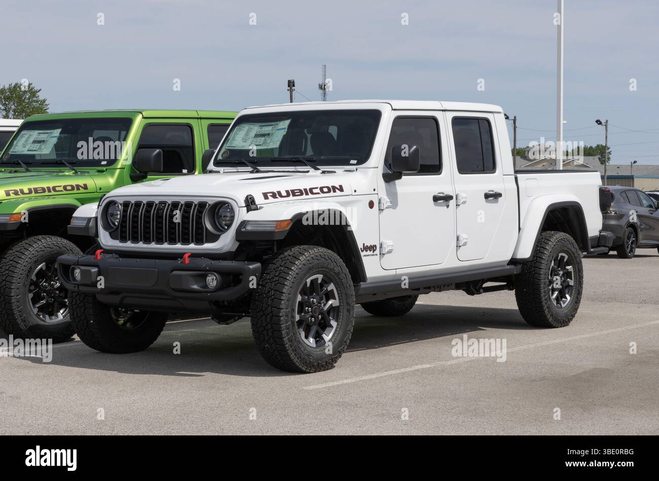Lafayette - May 24, 2025: Jeep Gladiator Rubicon X 4X4 display at a ...